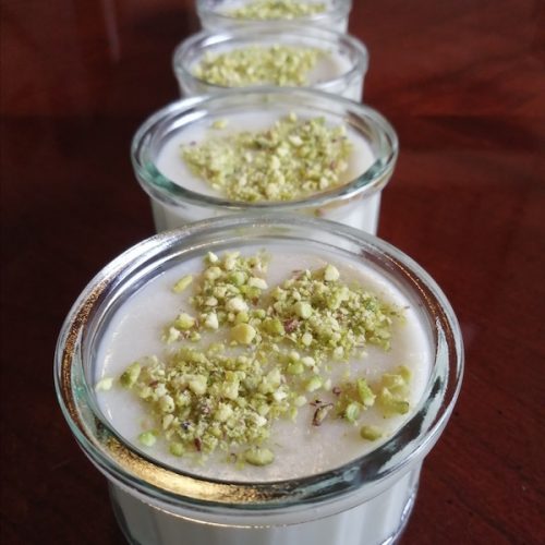 Keşkül | Vegan Almond Milk Pudding - Vegan Middle East